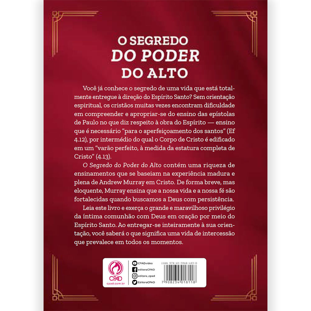 O Segredo do Poder do Alto - CPAD
